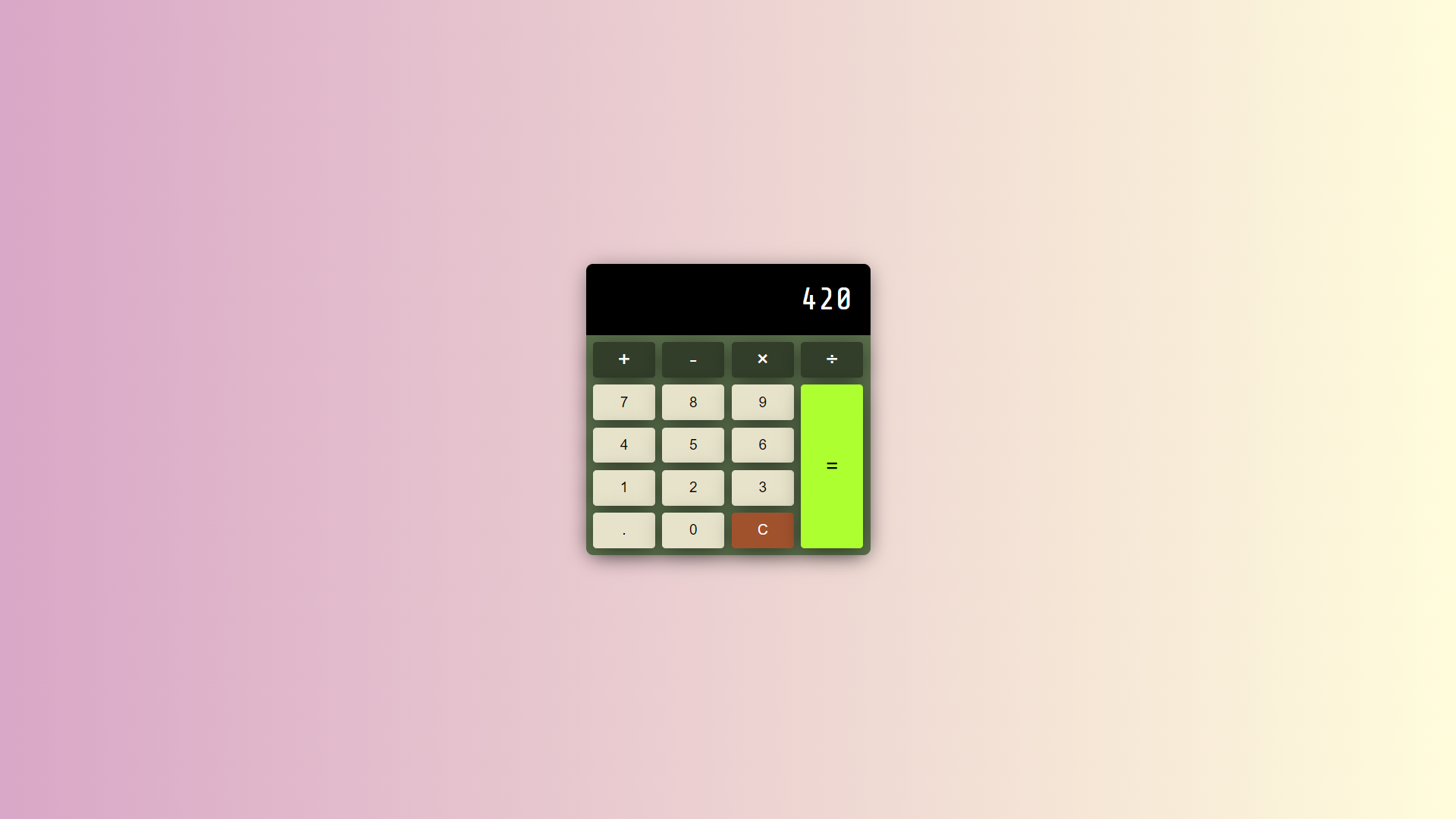 GitHub - rifkyzena/calculator-website: A simple calculator on a ...