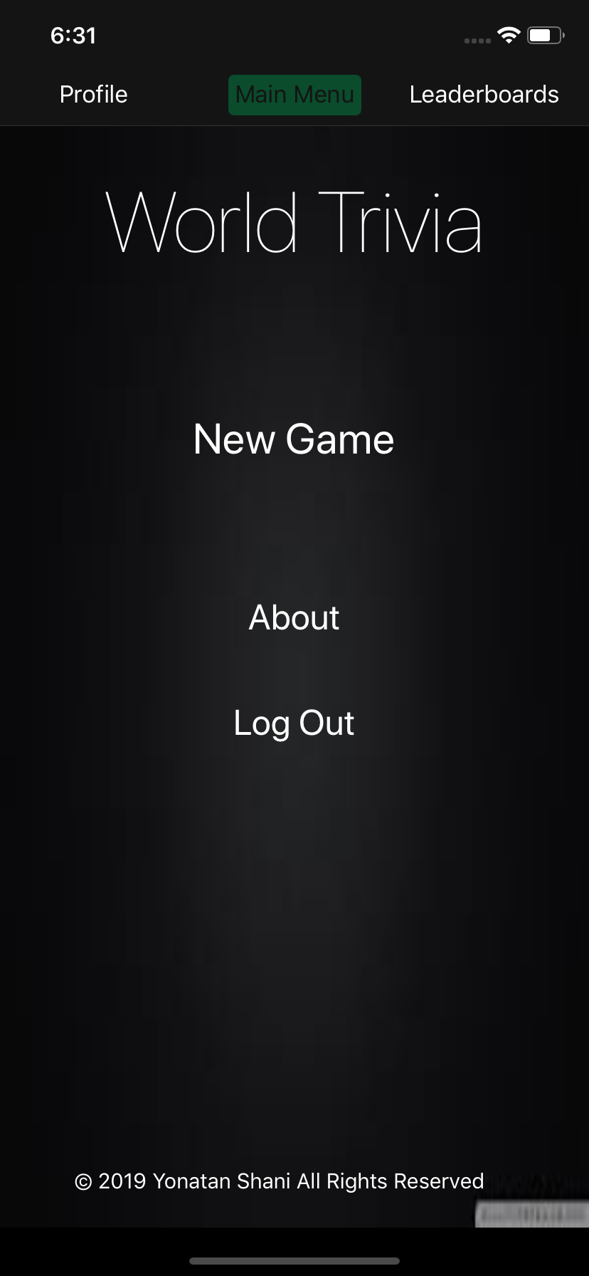 GitHub - alldummyapps/IOS-trivia-app: IOS trivia app with 8 categories of random questions, the ...