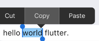Selection toolbar triangle doesn't highlight · Issue #22469 · flutter/flutter · GitHub