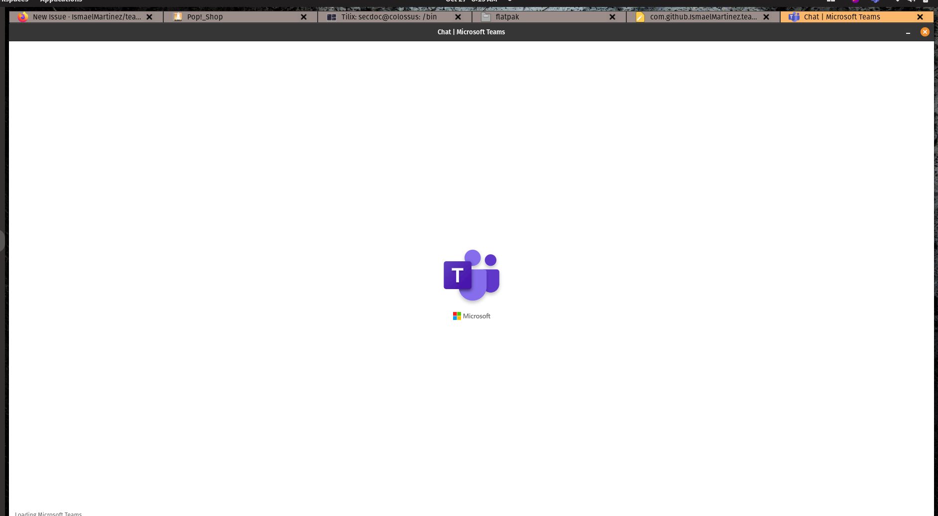 Teams Opens to Blank Screen · Issue #635 · IsmaelMartinez/teams-for-linux · GitHub