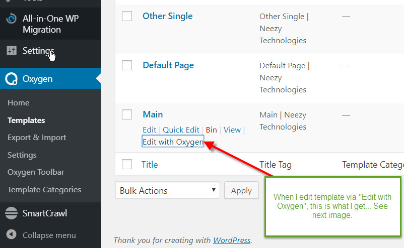 Template Bug: "Edit" Vs "Edit with Oxygen Differences · Issue #566 · soflyy/oxygen-bugs-and ...