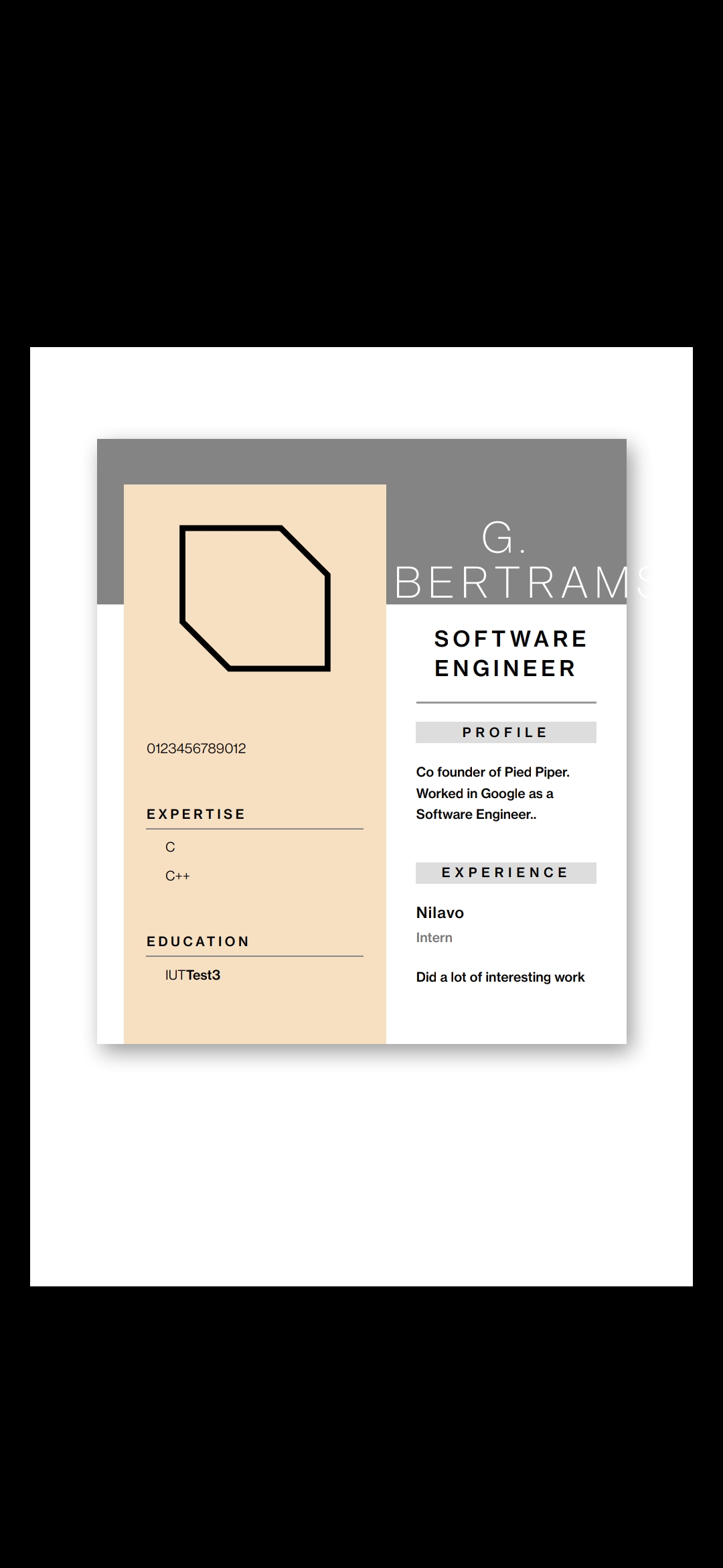 GitHub - alvi-khan/Resume-Maker: A Flutter-based Android application ...