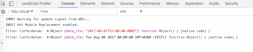 Dateinput Filter First Passed As String Then As Date · Issue 989 · Marmelabreact Admin · Github