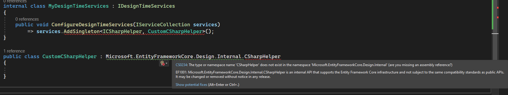 `Optimize-DbContext` Does Not Fully Qualify Types, Resulting in Compile Errors · Issue #25523 ...