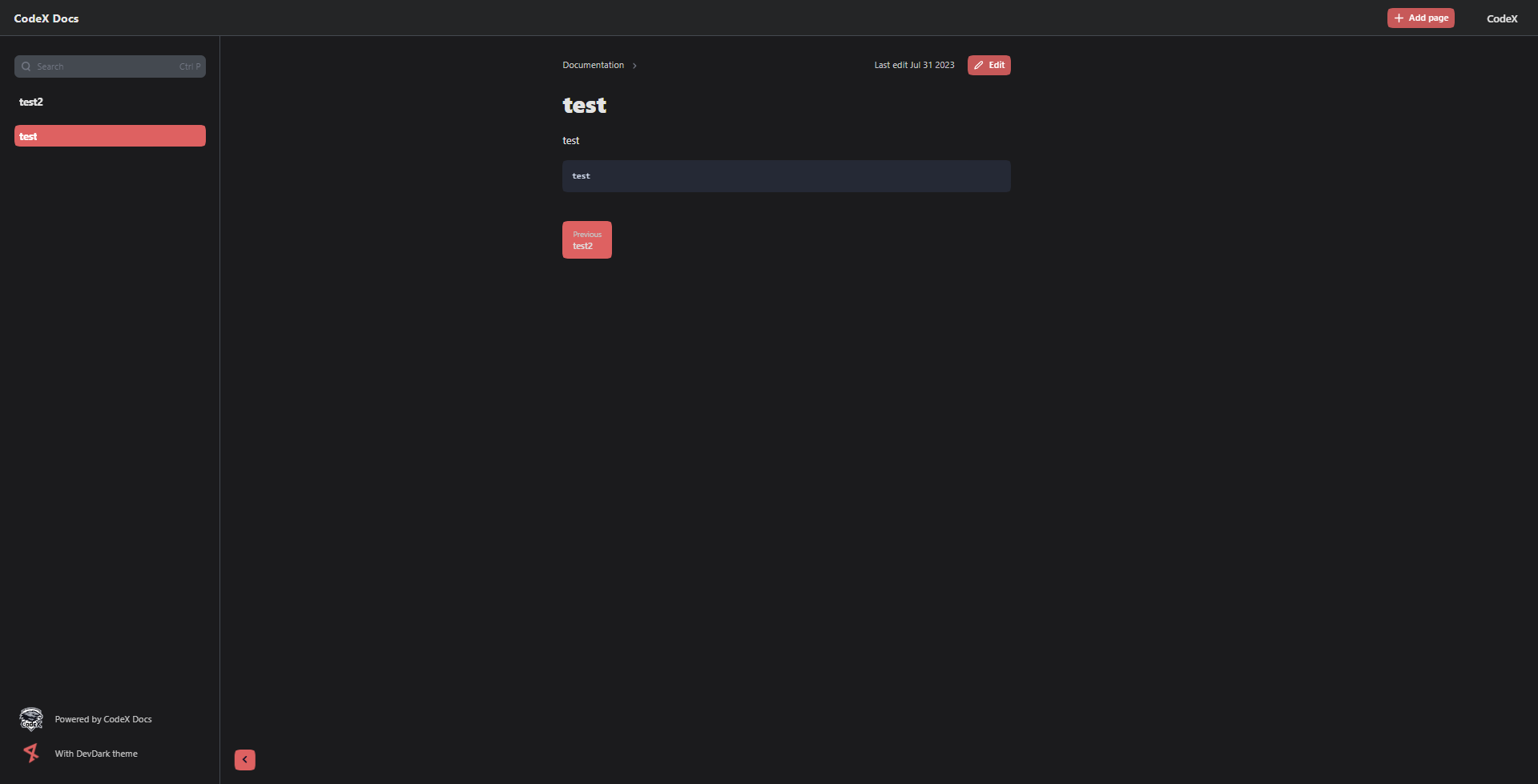 GitHub - devdarktheme/codex.docs_devdark: Free Docs app but devdark