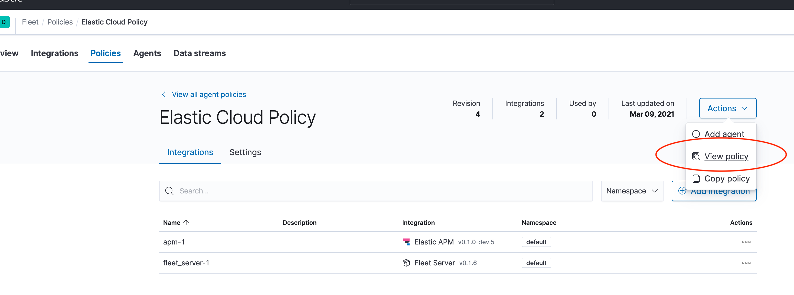 [APM] Legacy Getting Started guide: direct users towards Fleet UI for APM Server secret token ...