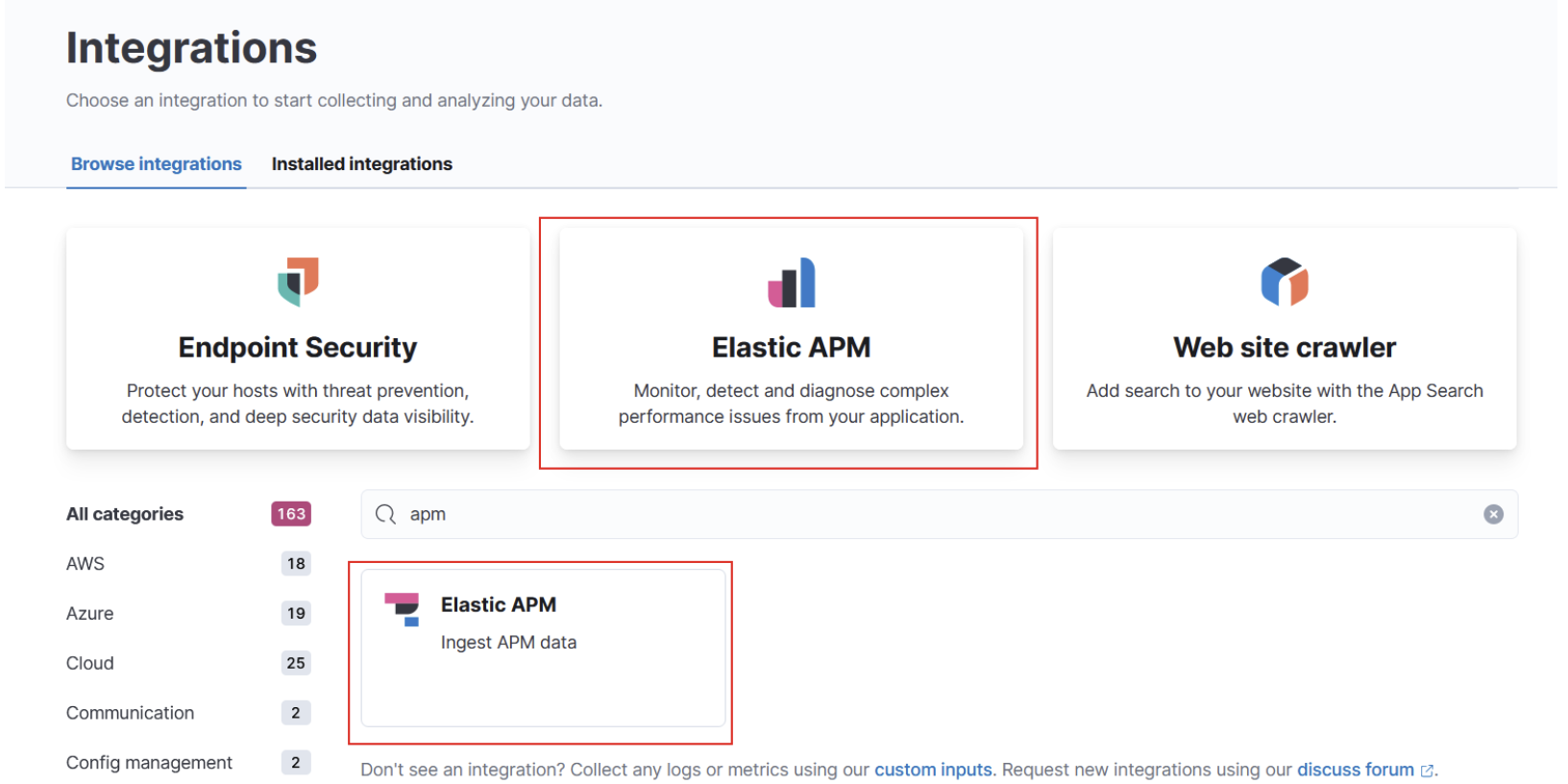 [Integrations] Fixes for APM onboarding flow · Issue #116847 · elastic/kibana · GitHub