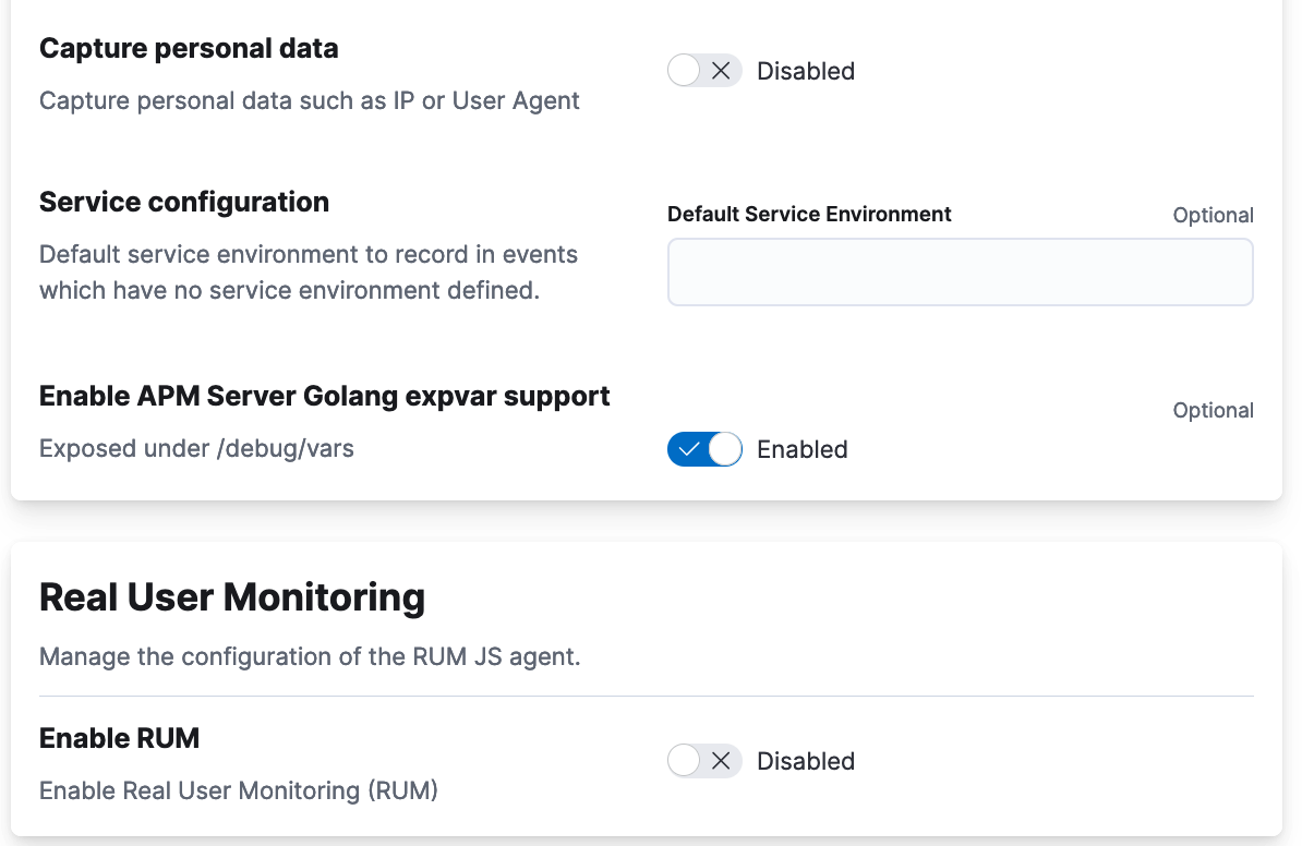 APM Integration - custom config options not preserved on update · Issue #123945 · elastic/kibana ...