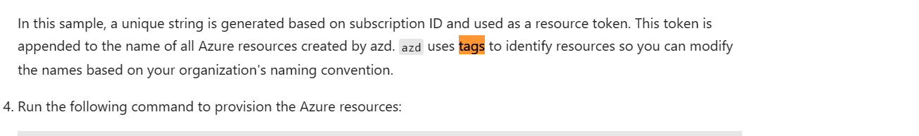 [docs] Mapping between project / resource via tags · Issue #2163 · Azure/azure-dev · GitHub