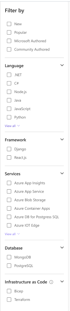 [awesome-azd] create filters · Issue #2589 · Azure/azure-dev · GitHub