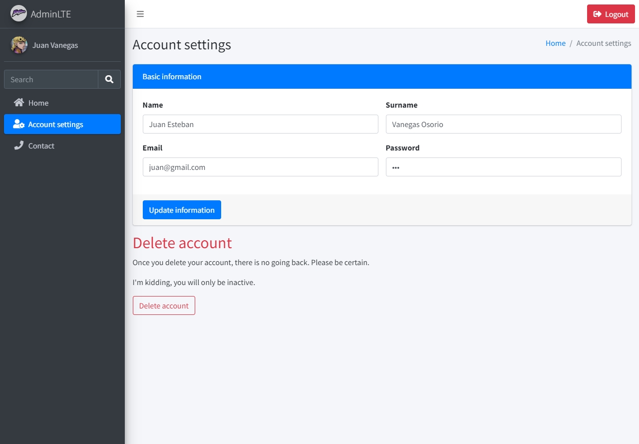 GitHub - eatteer/adminlte
