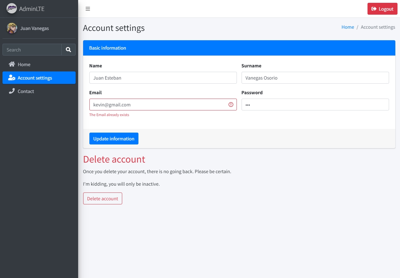 GitHub - eatteer/adminlte