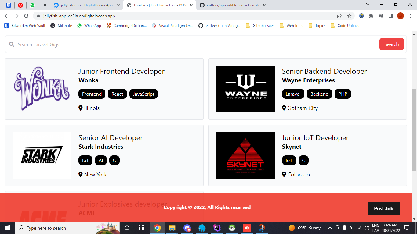 GitHub - eatteer/laragigs-crash-course
