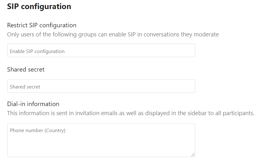 Sip Configuration · Issue 5370 · Nextcloudspreed · Github 