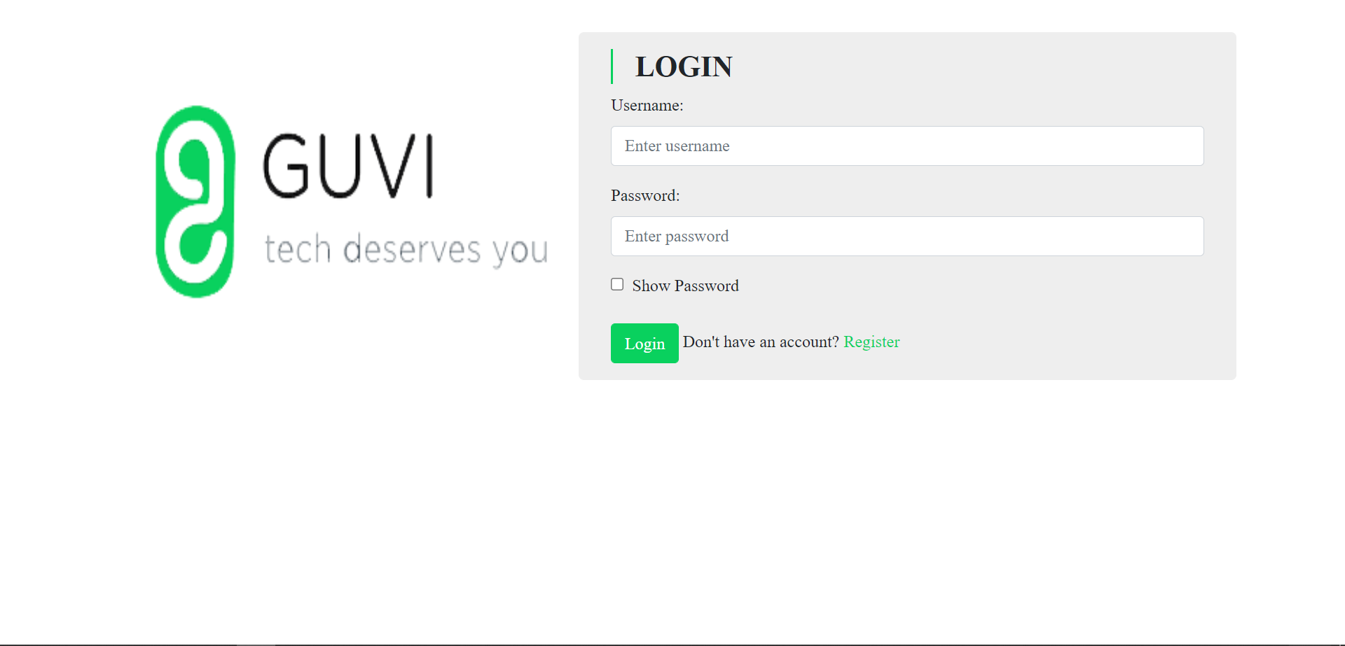 GitHub - qbentil/guvi-internship
