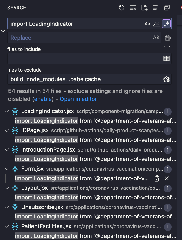 Move to Deprecation Phase 2 - LoadingIndicator React component · Issue #1358 · department-of ...
