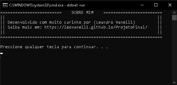 GitHub - LeoVanelli/ProjetoFinal: 06 - Exercício: Projeto Final