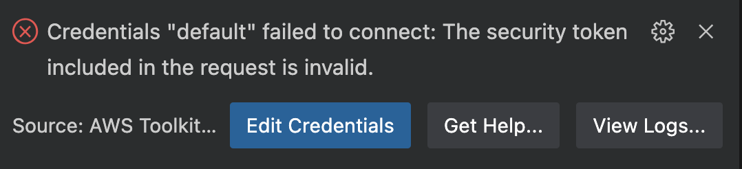 feat(credentials): show "Edit Credentials" in error message by justinmk3 · Pull Request #2880 ...
