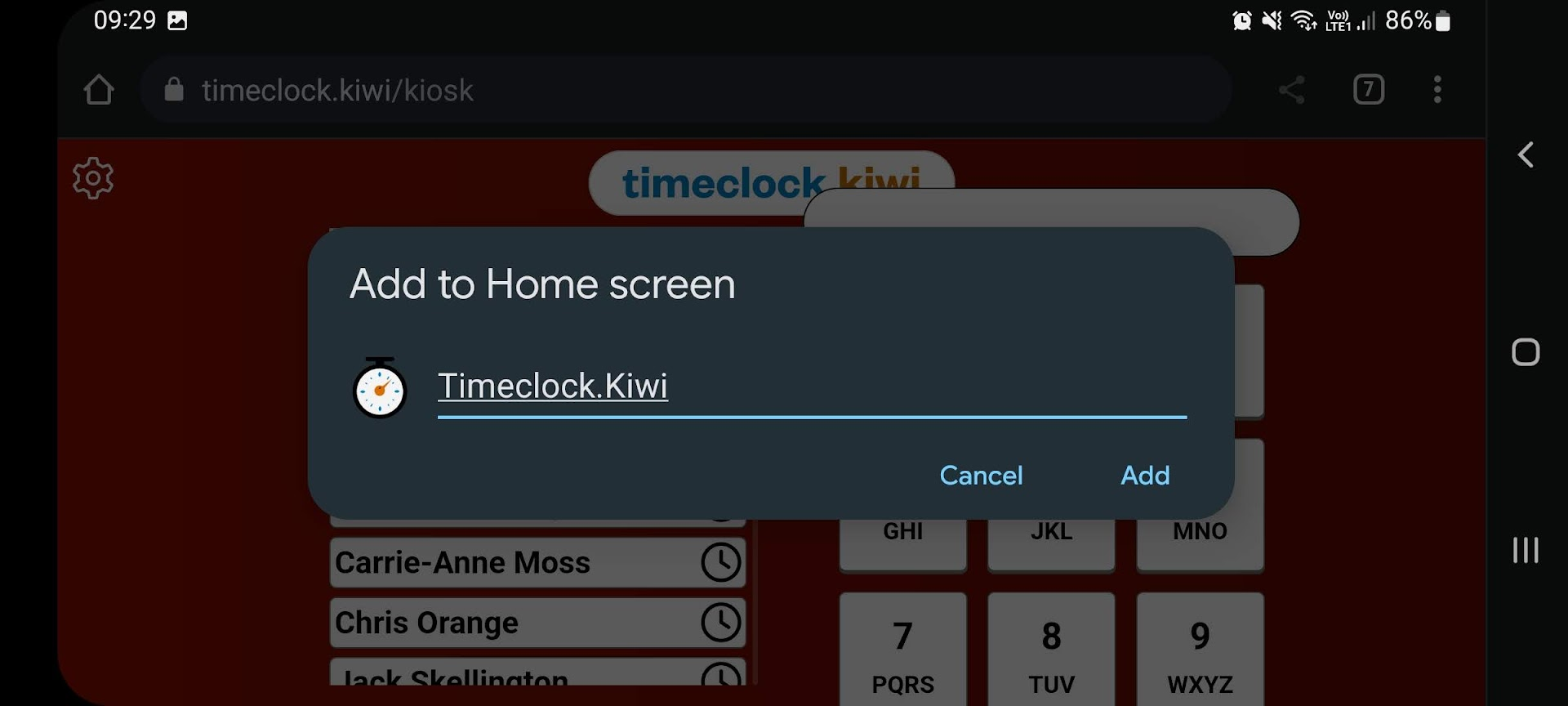 Setting up an Android Kiosk - timeclock-kiwi/timeclock.kiwi GitHub Wiki