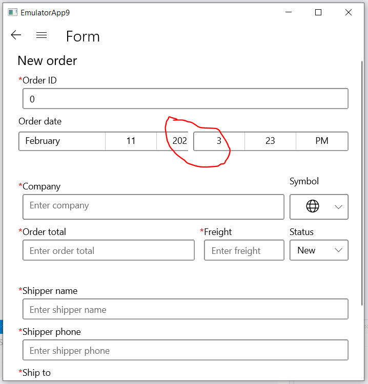 FormPage Date and Time boxes show cropped on the narrow mode · Issue #4061 · microsoft ...