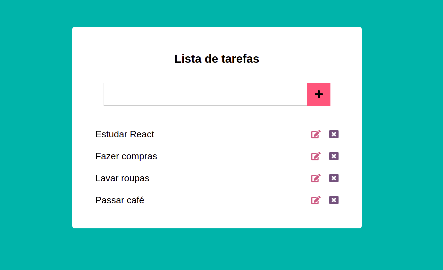 GitHub - gabriellytrajano/listadetarefas-react