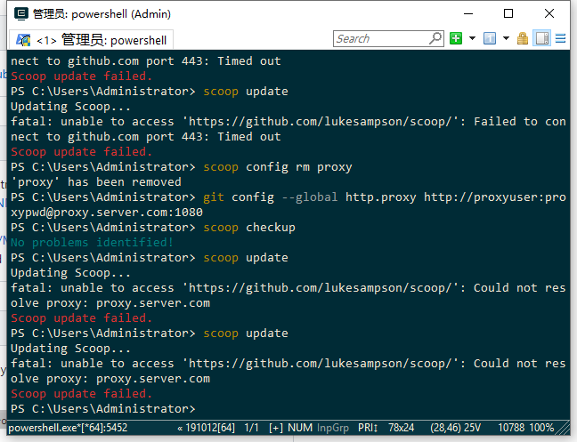 指令“scoop Update”无法进行 · Issue 446 · Neoleepilot · Github 0620