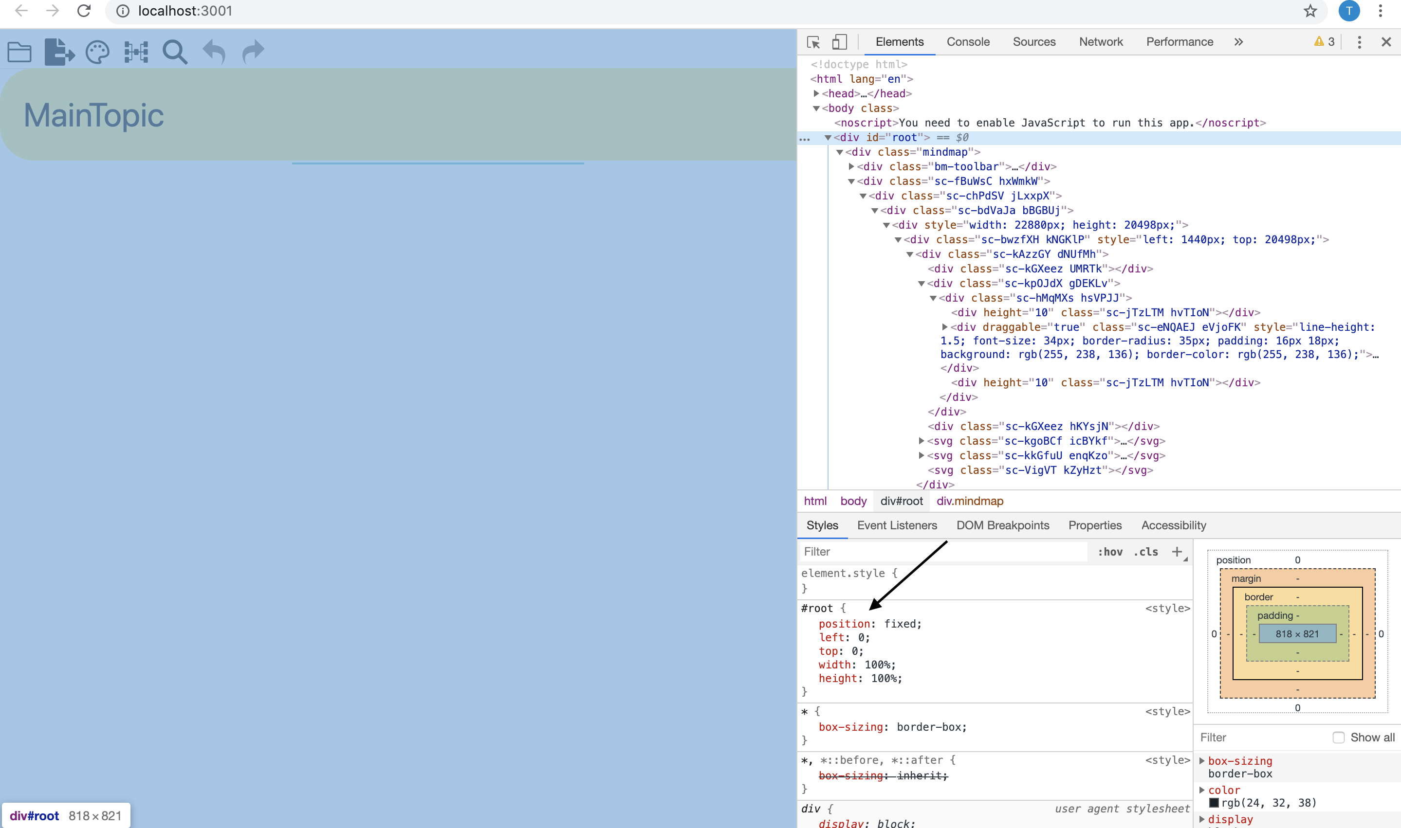 used component imported in my local project, but encountered CSS issue ...