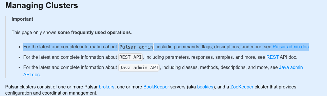 The link to the Pulsar admin doc is invalid. · Issue #16297 · apache/pulsar · GitHub