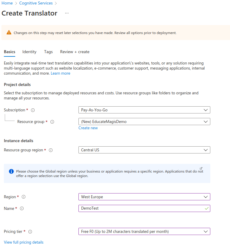 GitHub - DanganRepository/Microsoft-Translate-Demo