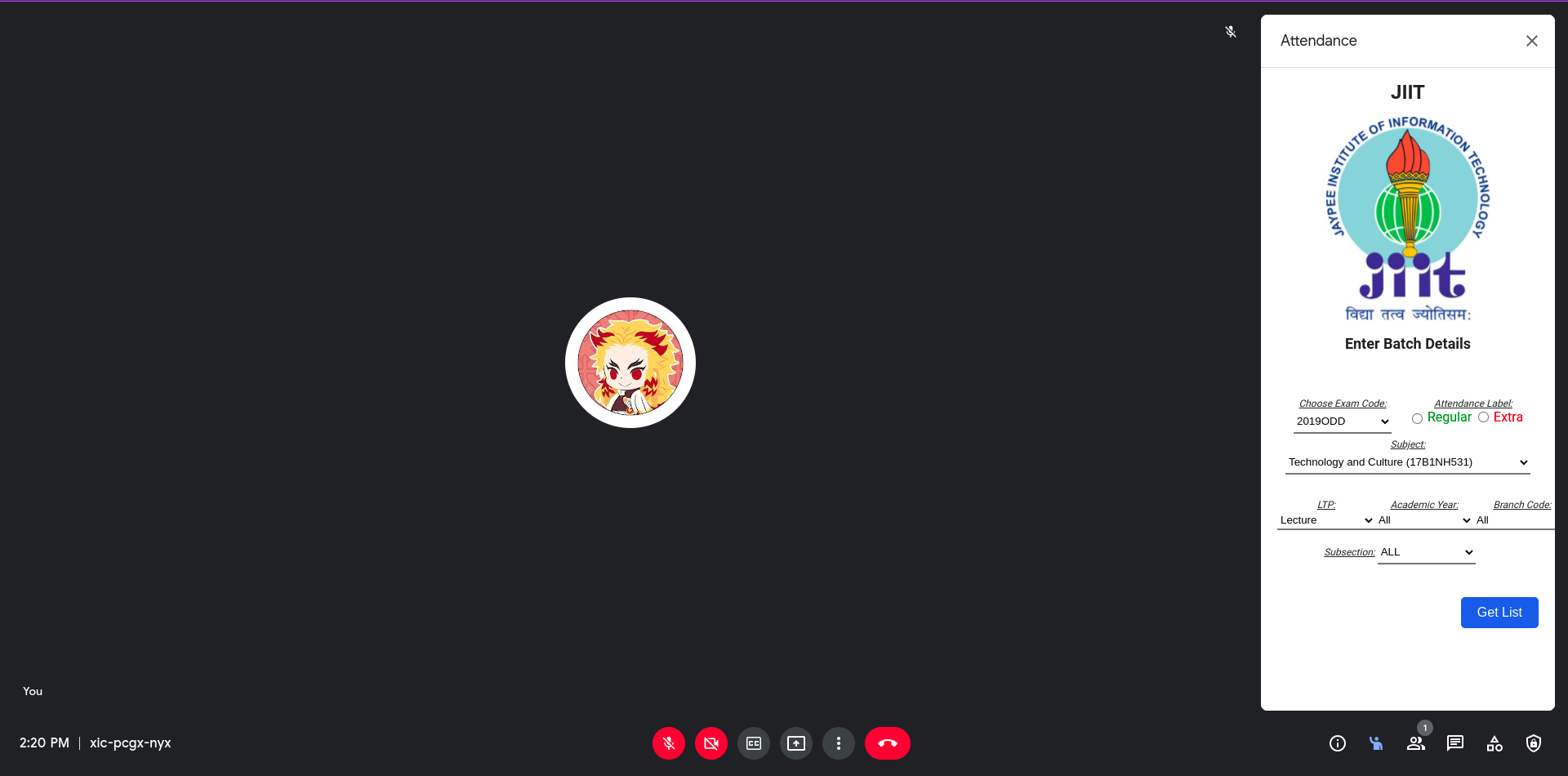 GitHub - Arnav-Khare/Google-Meet-Attendance-Tracker