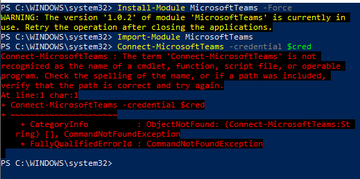 Feature Request: Connect to MS Teams · Issue #68 · poshbotio/PoshBot · GitHub