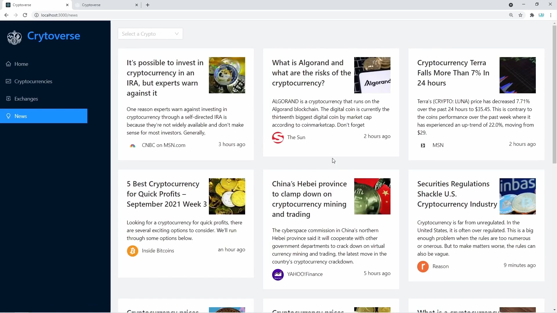 GitHub - ayush-shresth/cryptoKart