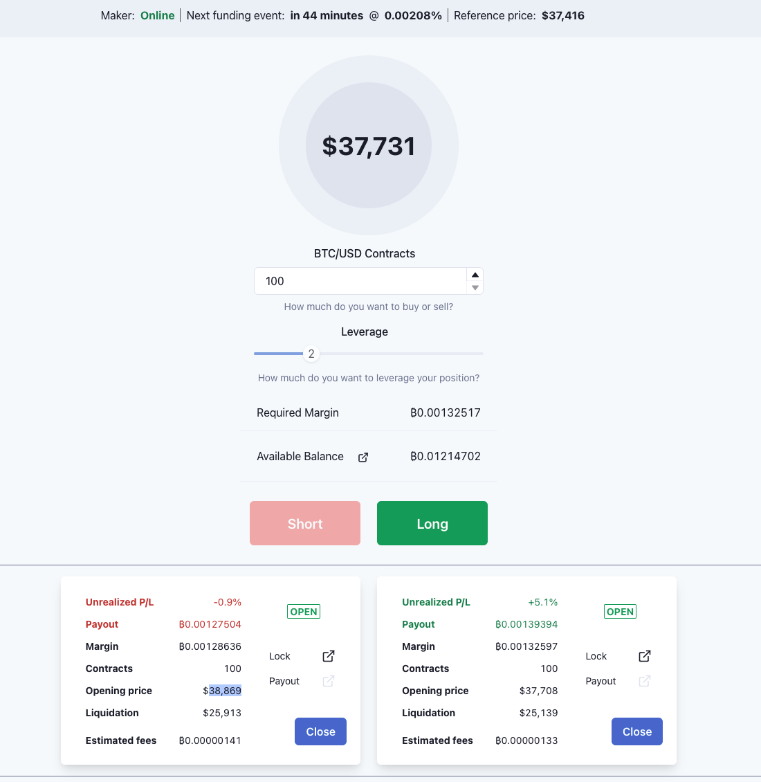 Outdated price on taker leads to weird side effects · Issue #1327 · get10101/itchysats · GitHub