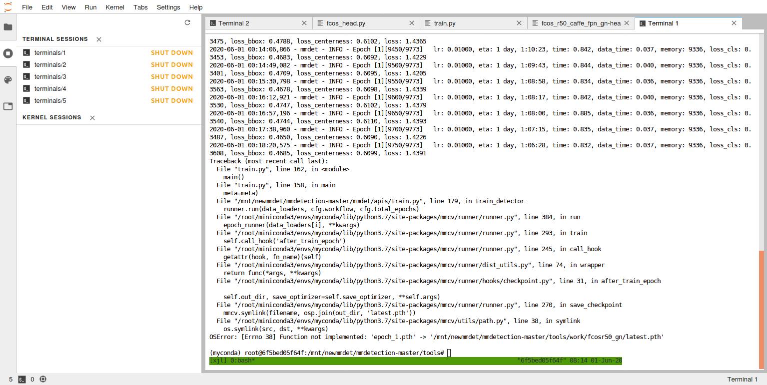 report an error after the project runs · Issue #2864 · open-mmlab ...