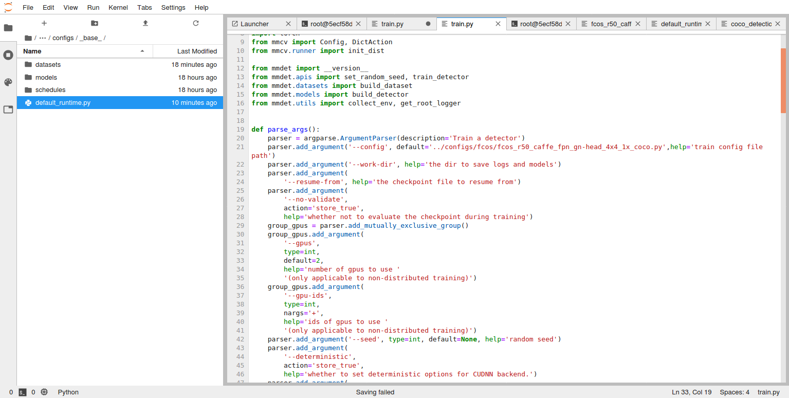 No such file 'tmp/tmpueocbkul/temp137vdb.py' · Issue #2966 · open-mmlab/mmdetection · GitHub
