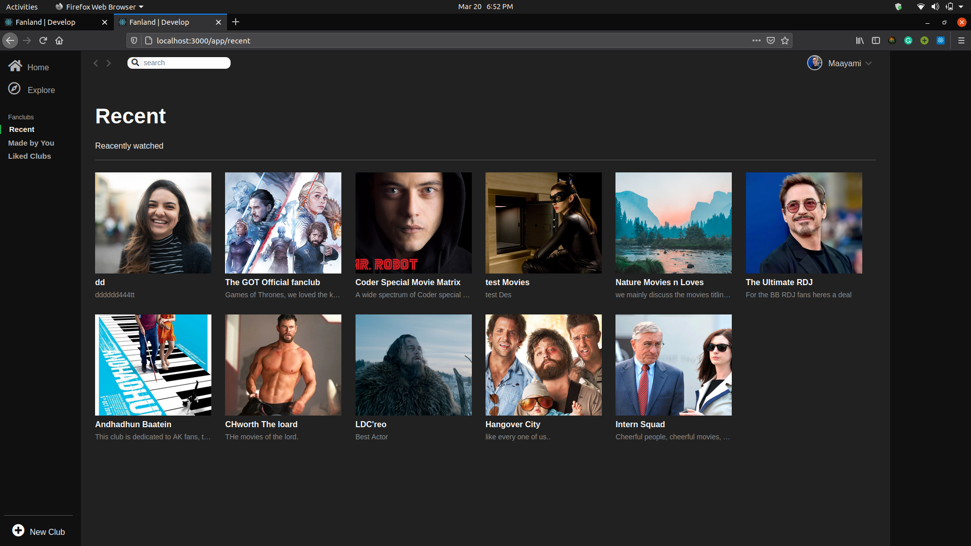 GitHub - emonmeena/fanland-frontend: Fanland is an online platform for movie/TV-series fans to ...
