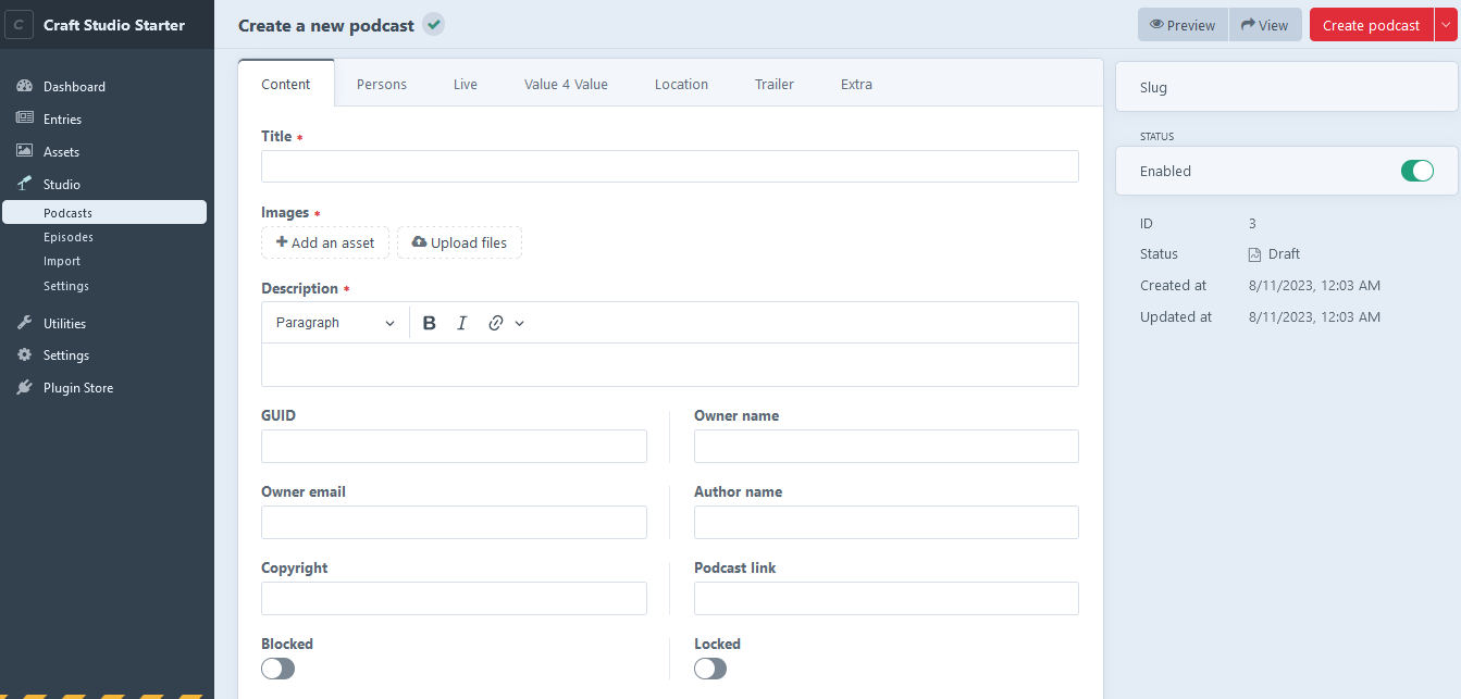 GitHub - vnali/craft-studio-starter: Composer starter project for Studio plugin for Craft CMS.