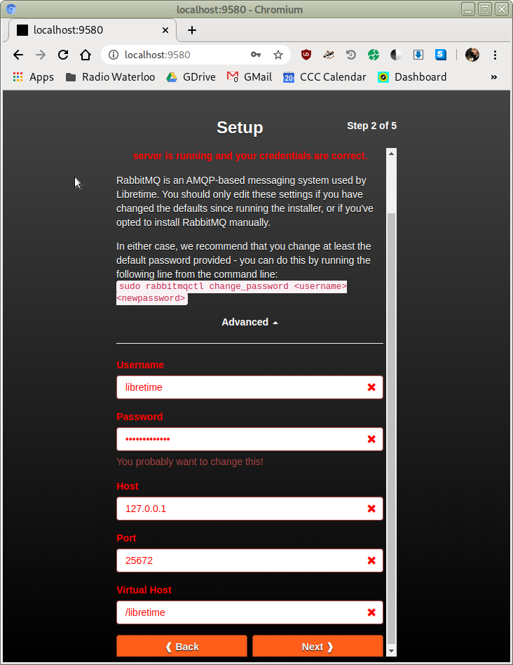 Poor layout on Install screen for rabbitmq error message · Issue #984 · libretime/libretime · GitHub