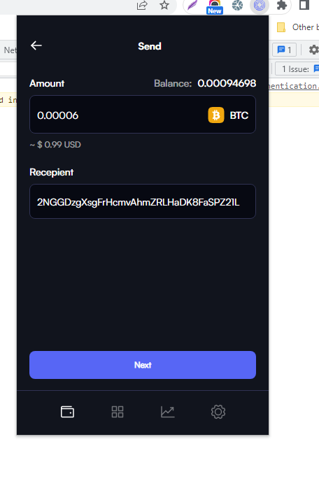 Can't send BTC in the web-extension latest develop · Issue #83 ...
