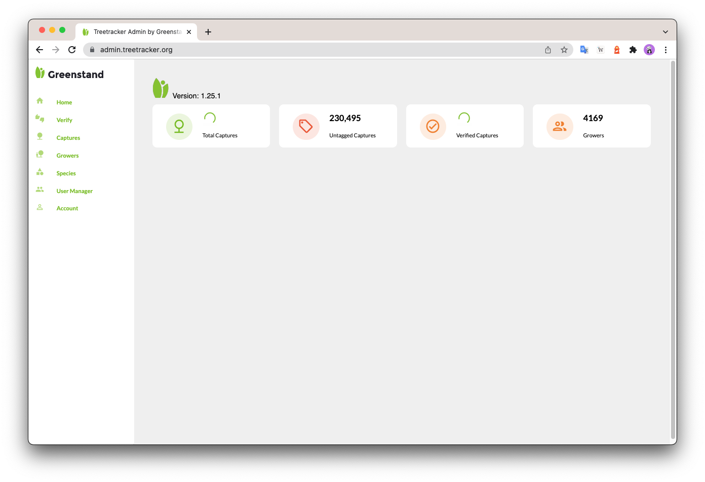 Home page: Show loading spinner on dash stats while they're loading · Issue #242 · Greenstand ...