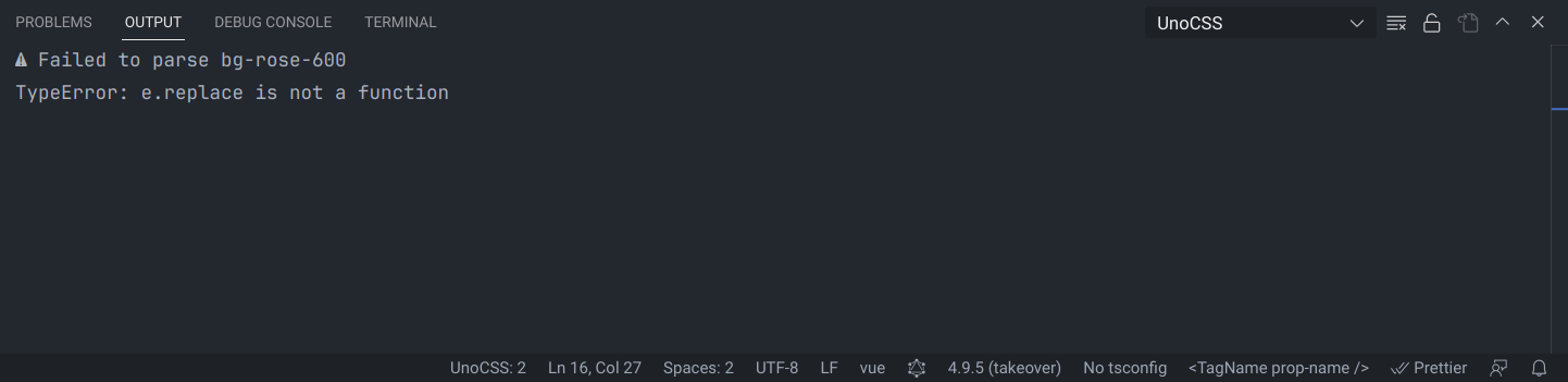 [VSCode] When using alongside Python extension, UnoCSS breaks after opening `package.json` file ...