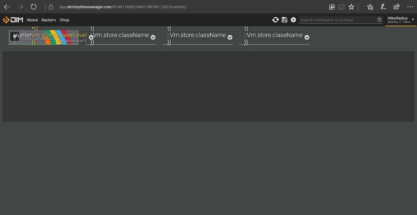 Trouble loading in Microsoft Edge · Issue #2425 · DestinyItemManager/DIM · GitHub