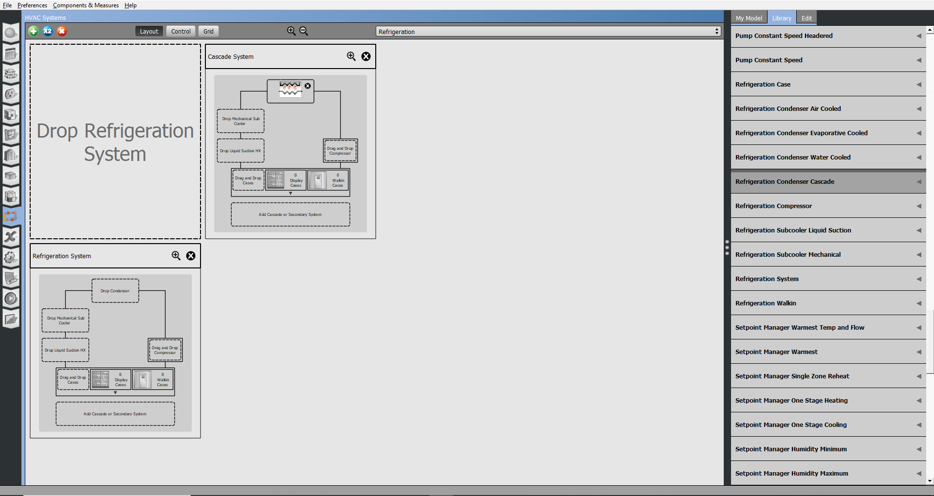 GUI Panel doesn't update upon navigation from Water Use Connection Layout to Refrigeration/VRF ...