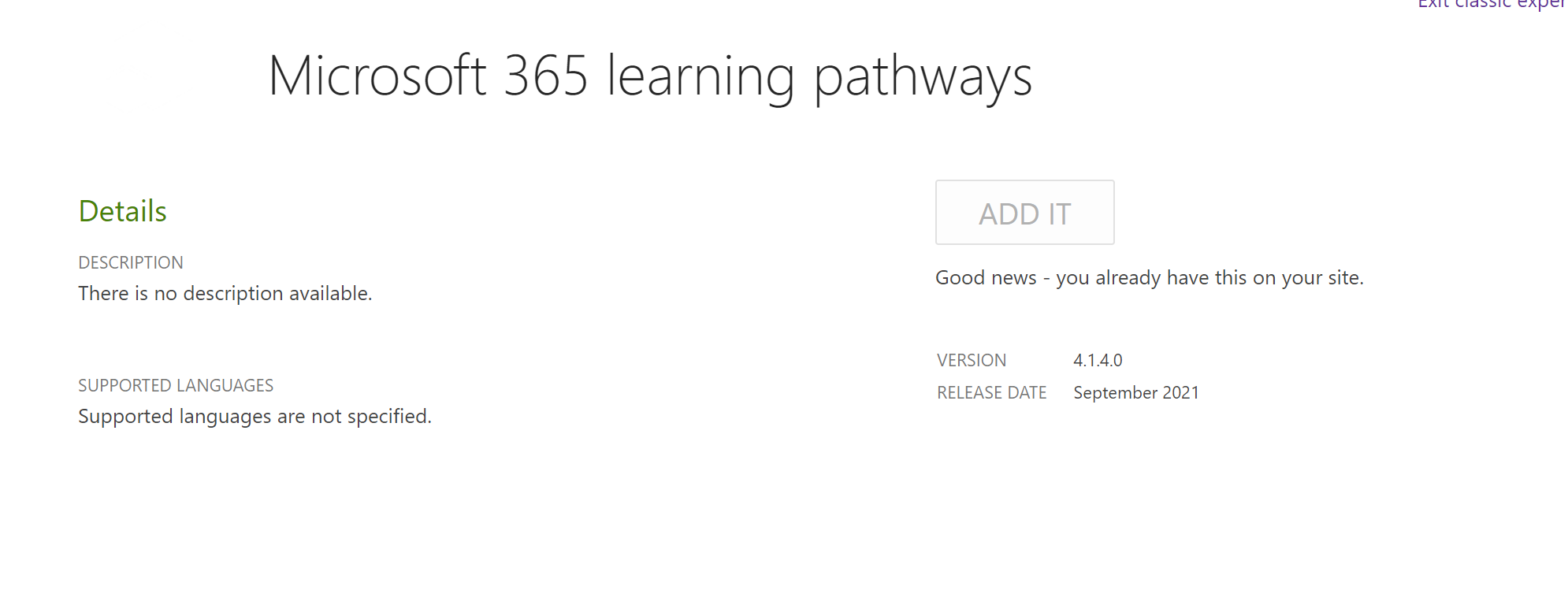 Configuration issue on Custom Learning Admin page · Issue #608 · pnp/custom-learning-office-365 ...