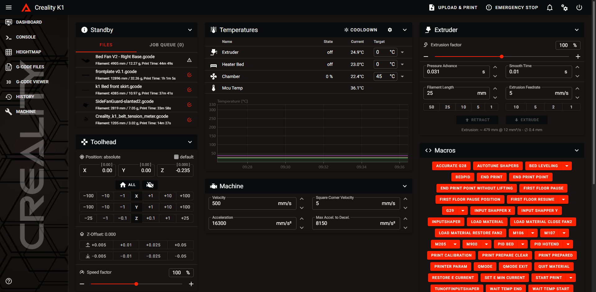 GitHub - tlace17/Creality_Mainsail_Themes