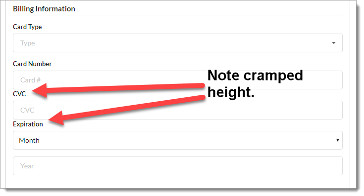 Forms Fields Css Too Cramped On Mobile For N Wide Field Class Cases