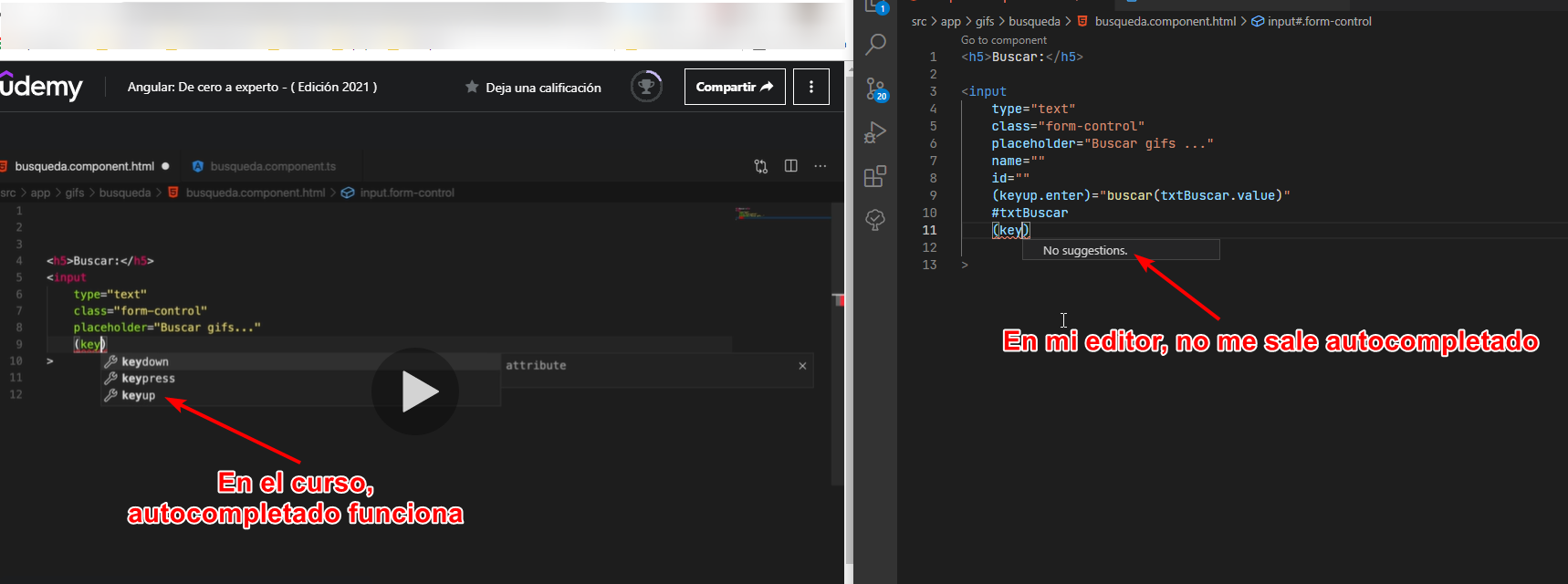 Bug in VSCode Angular Language Service with autocomplete (solution ...