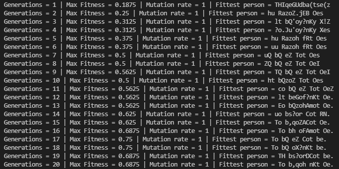 GitHub - pratik-dhende/Shakespeare-Monkey-Problem: Genetic algorithm simulation to generate a ...