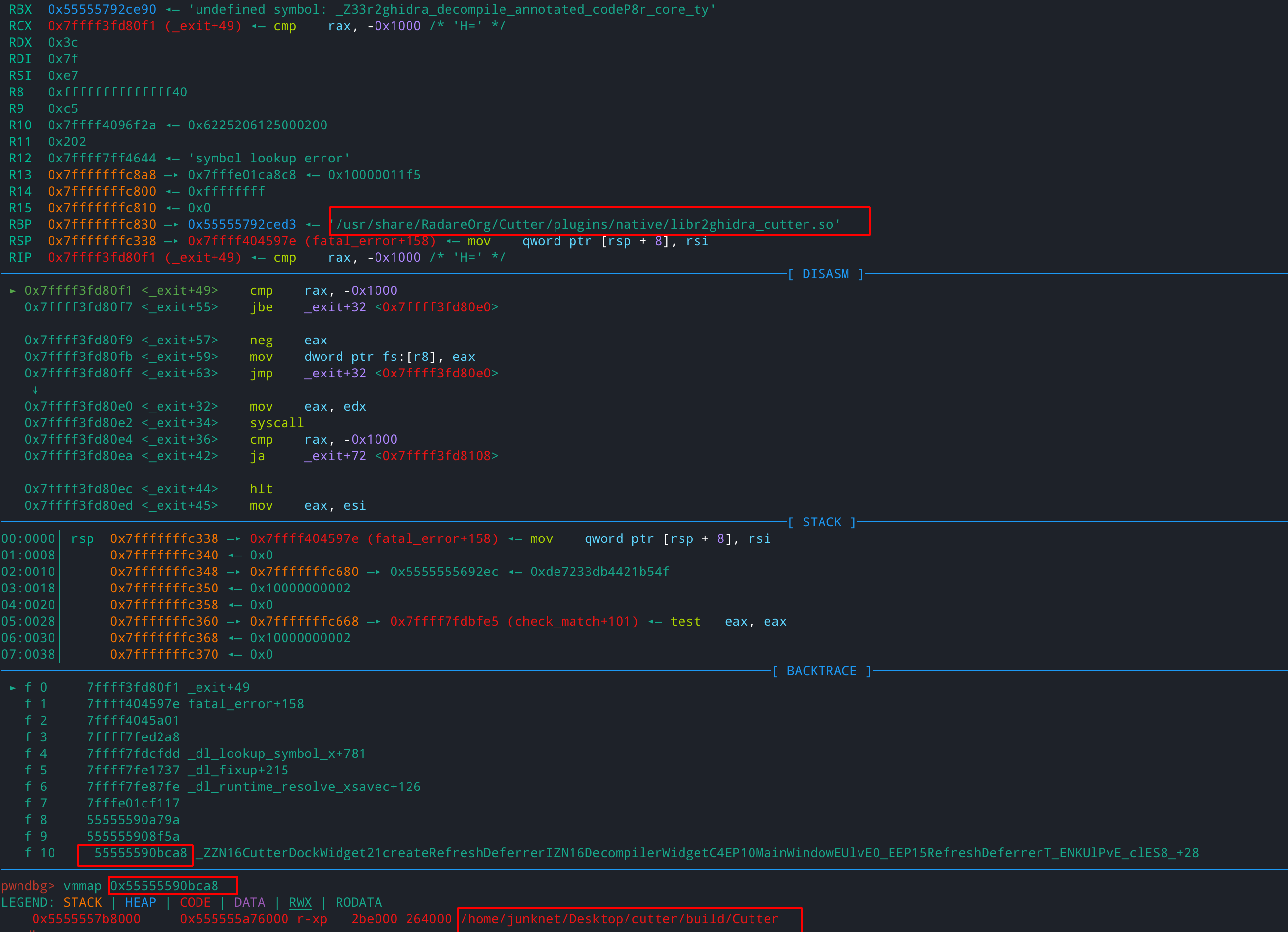 Crash · Issue #2326 · rizinorg/cutter · GitHub