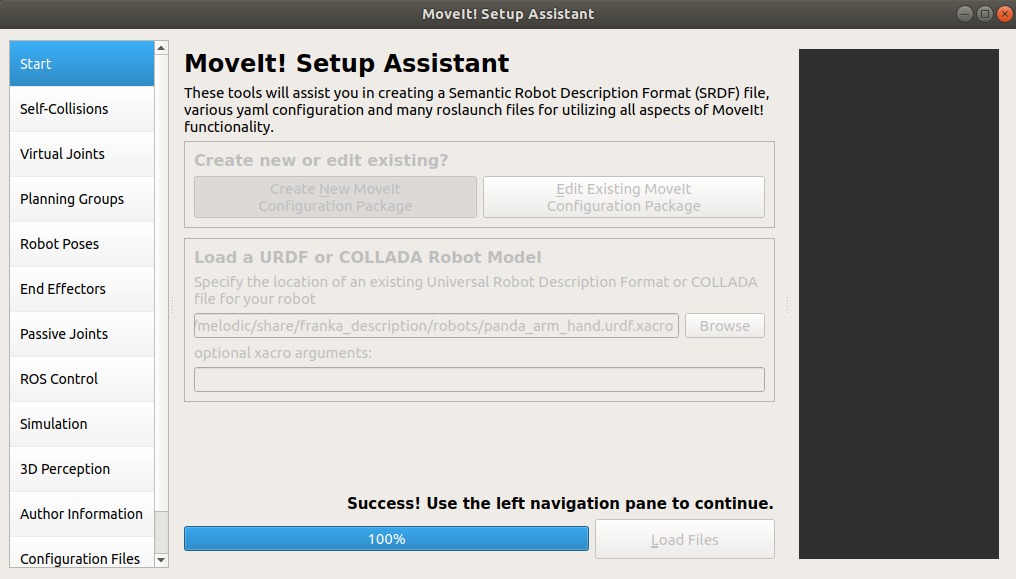 Rviz panel of movit_setup_assistant not loading. · Issue #2345 · moveit/moveit · GitHub